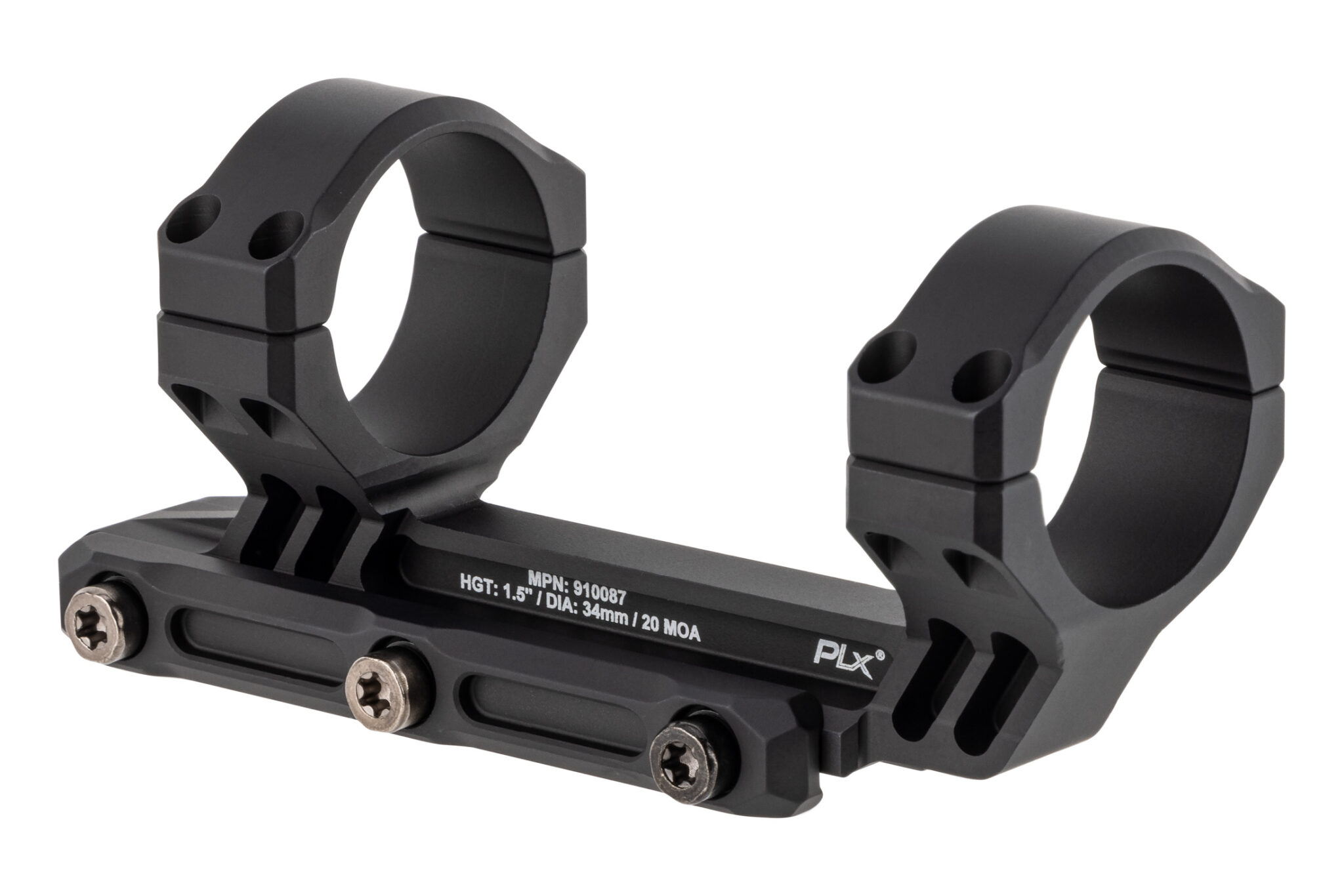 Primary Arms PLx Cantilever Mount - 1.5" - Black | Primary Arms Optics