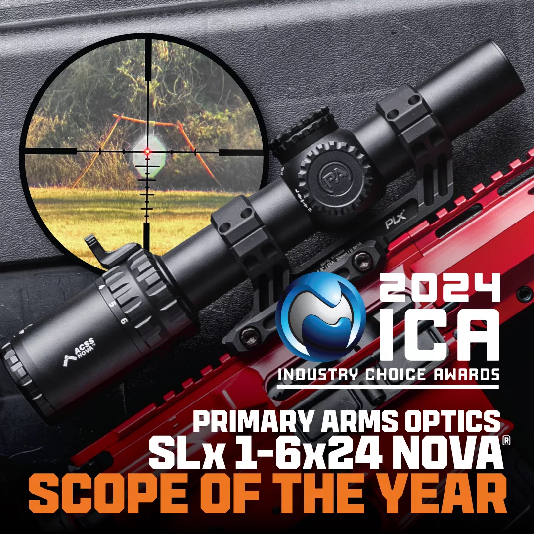 Primary Arms Slx® 1-6x24mm SFP W/ ACSS® Nova® Named ICA 2024 Scope Of ...